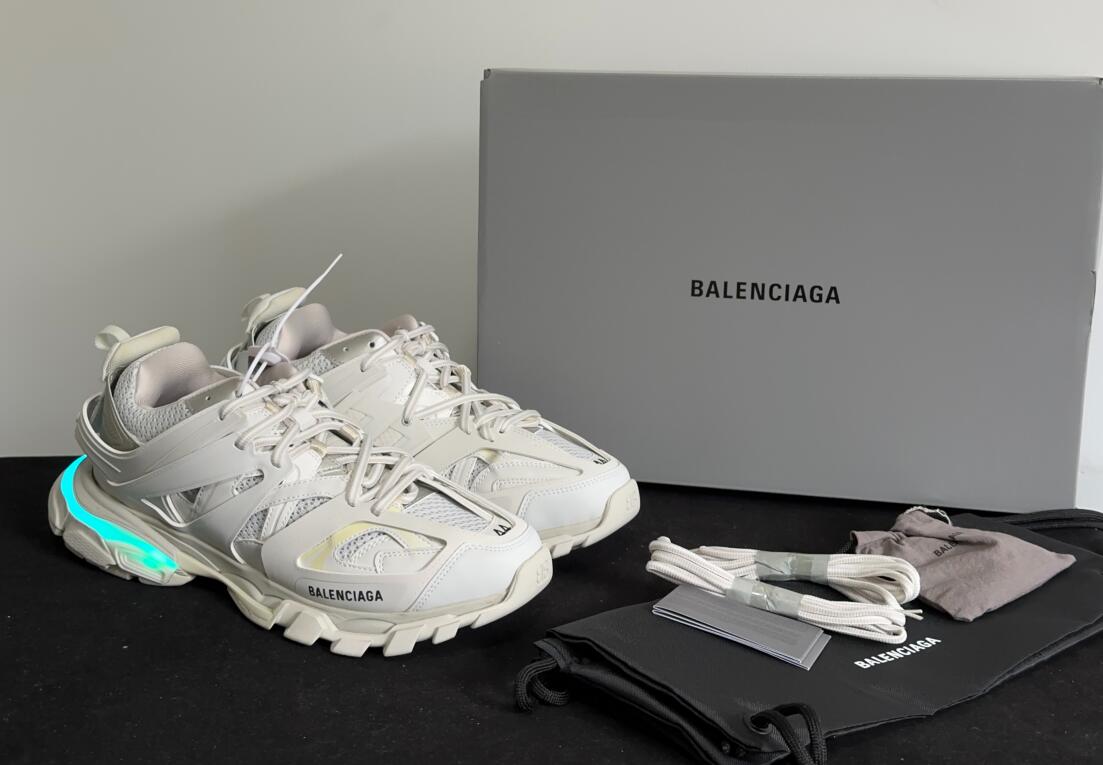 Balenciaga Track LED Sneaker White - KicksOwner