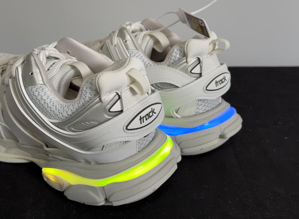 Balenciaga Track LED Sneaker White - KicksOwner